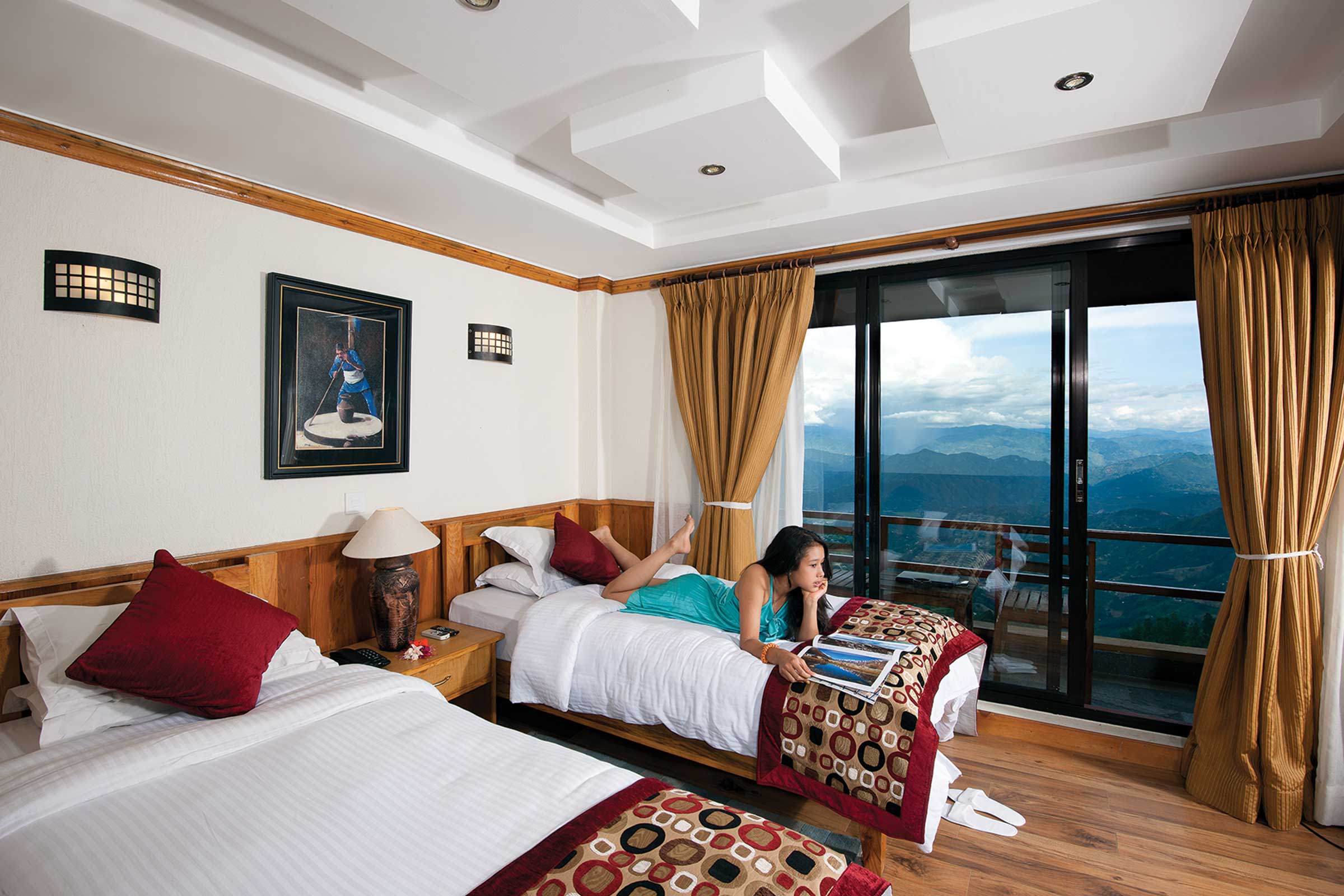 Country Villa Deluxe Room - Hotel Country Villa, Nagarkot